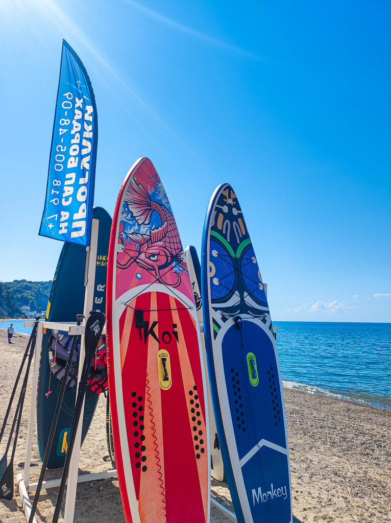 Kürek sörfü Прогулки на сап бордах, Gudauta Bölgesi, foto