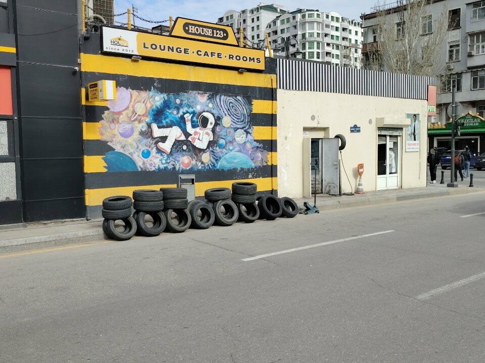 Oto lastik tamiri Təkər təmiri, Bakü, foto