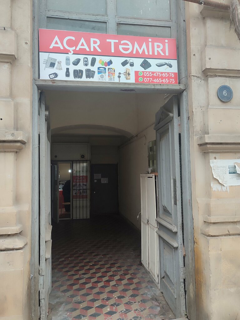 Anahtarların imalatı ve onarımı Açar Təmiri, Bakü, foto