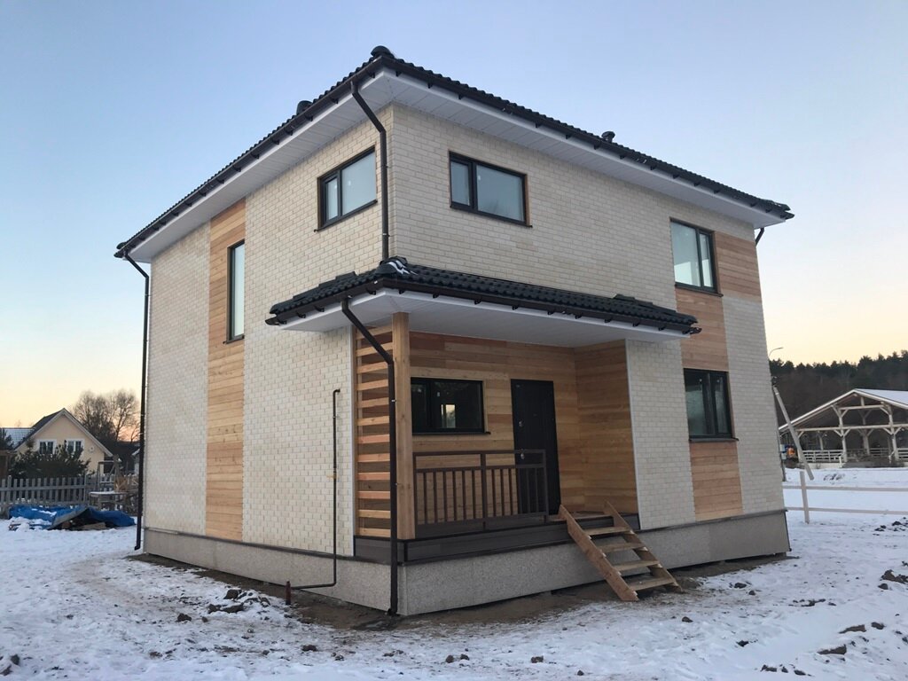 Yazlık ev inşaatı New Home Group, Tulskaya oblastı, foto