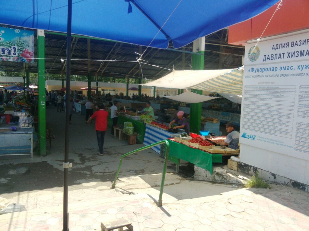 Gıda pazarı Ttz bozori, Taşkent, foto