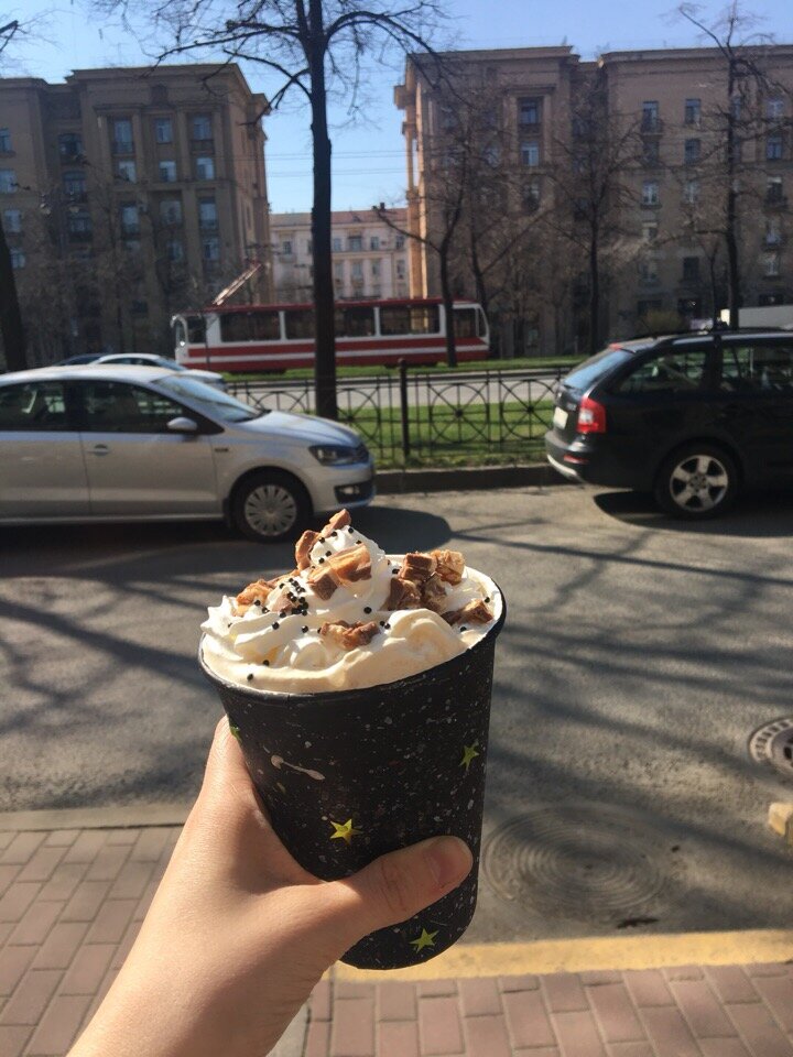 Kahve dükkanları Alien coffee, Saint‑Petersburg, foto