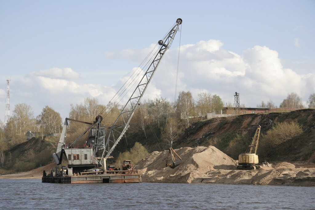 Endüstriyel mineraller Кстовский речной порт Готх, Kstovo, foto