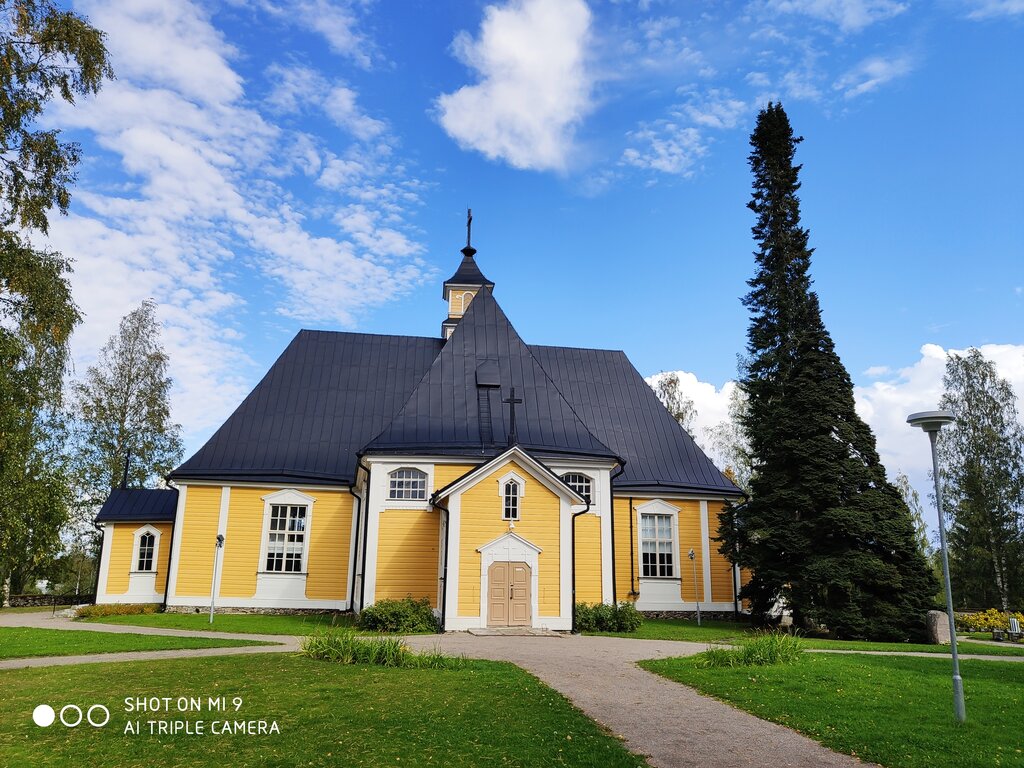 Protestan kilisesi Pieksämäki Old, Pieksamaki, foto