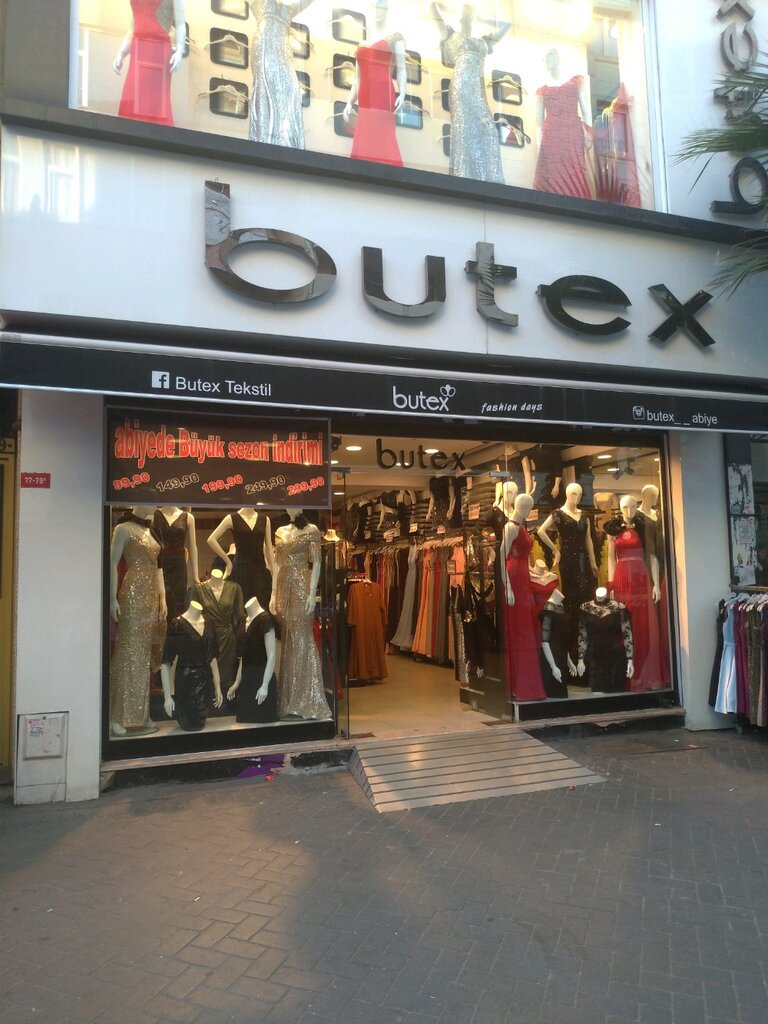 Abiye mağazaları Butex, İstanbul, foto