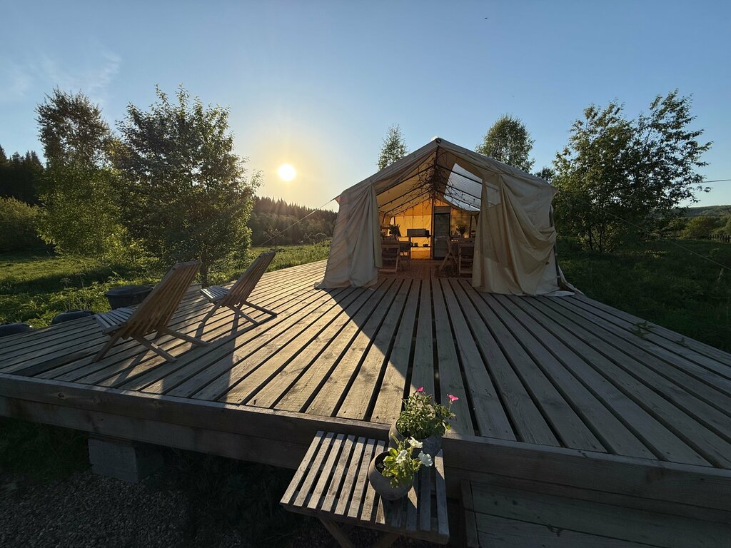 Kamp alanları Ёква glamping, Sverdlovskaya oblastı, foto