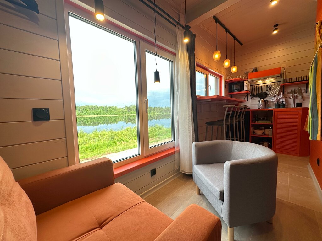 Glamping Reo Rest - дом Берег на троих, Pskovskaya oblastı, foto