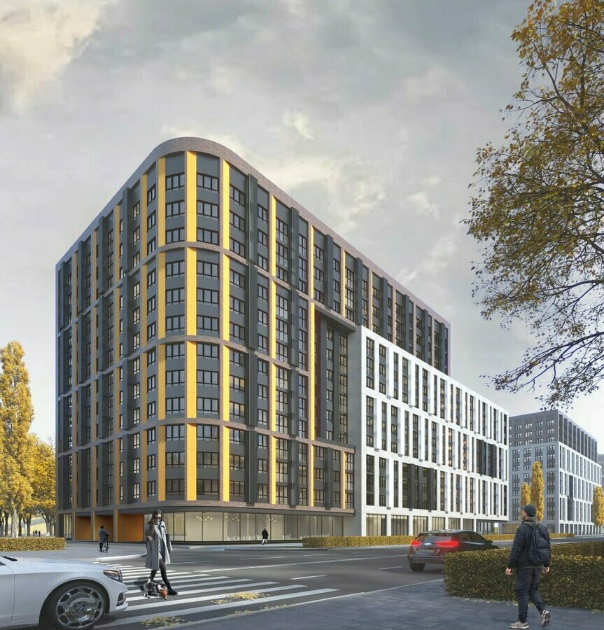 Konut blokları Подкова на Волге, Nijni Novgorod, foto