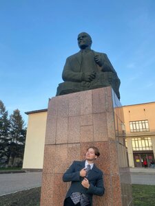 В.И. Ленин (Kemerovo — Kuzbass Region, Myski), anıt, heykel  Myski'den