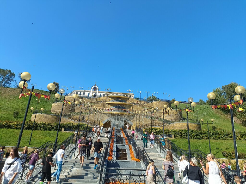 Kültür ve eğlence parkları Gistarychnaja alieja parka Padmikollie, Moguilev, foto