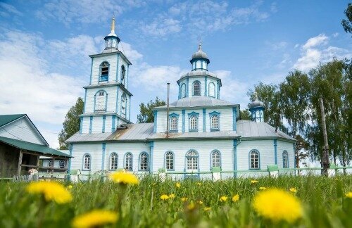 Ortodoks kiliseleri Церковь Николая Чудотворца, Udmurtiya, foto