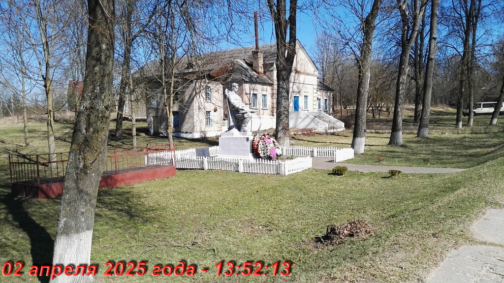 Anıt, heykel Воинское захоронение № 2321, Vitebskaya oblastı, foto