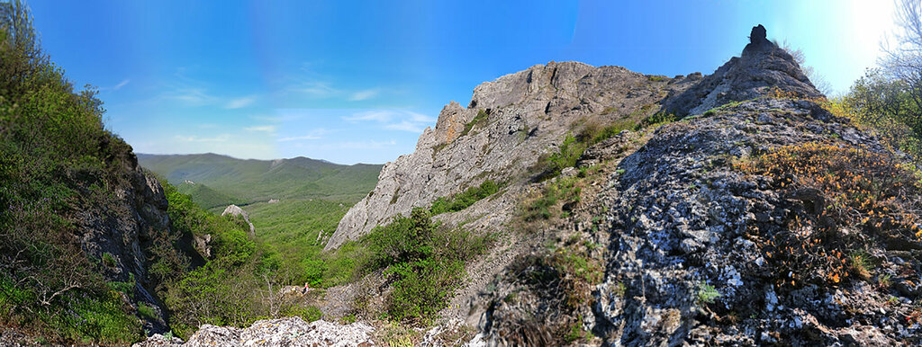 Dağ zirvesi Гора Исмаил-Кая, Kırım Cumhuriyeti, foto