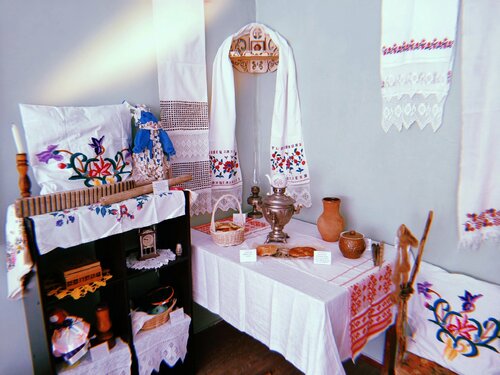 Müzeler ve sanat galerileri Богдановский сельский краеведческий музей, Tulskaya oblastı, foto