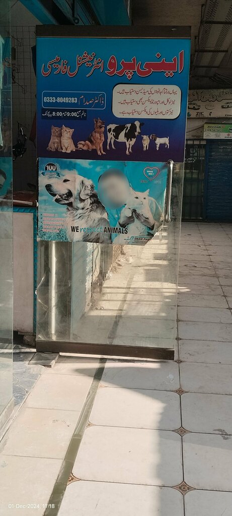 Veteriner eczaneleri Anipro International Pharmacy, Rawalpindi, foto
