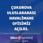 Bilen Car Rental - Çukurova Havalimanı Şb (Mersin, Tarsus, Karsavran Mah., Karsavran Sok., 80), oto kiralama  Tarsus'tan