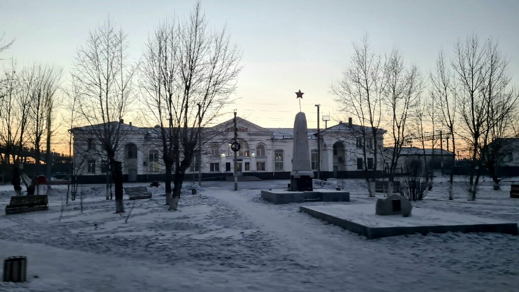 Anıt, heykel Героям Гражданской войны, Borzia, foto