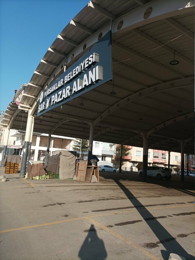 Gıda pazarı Saray Pazarı, Ankara, foto