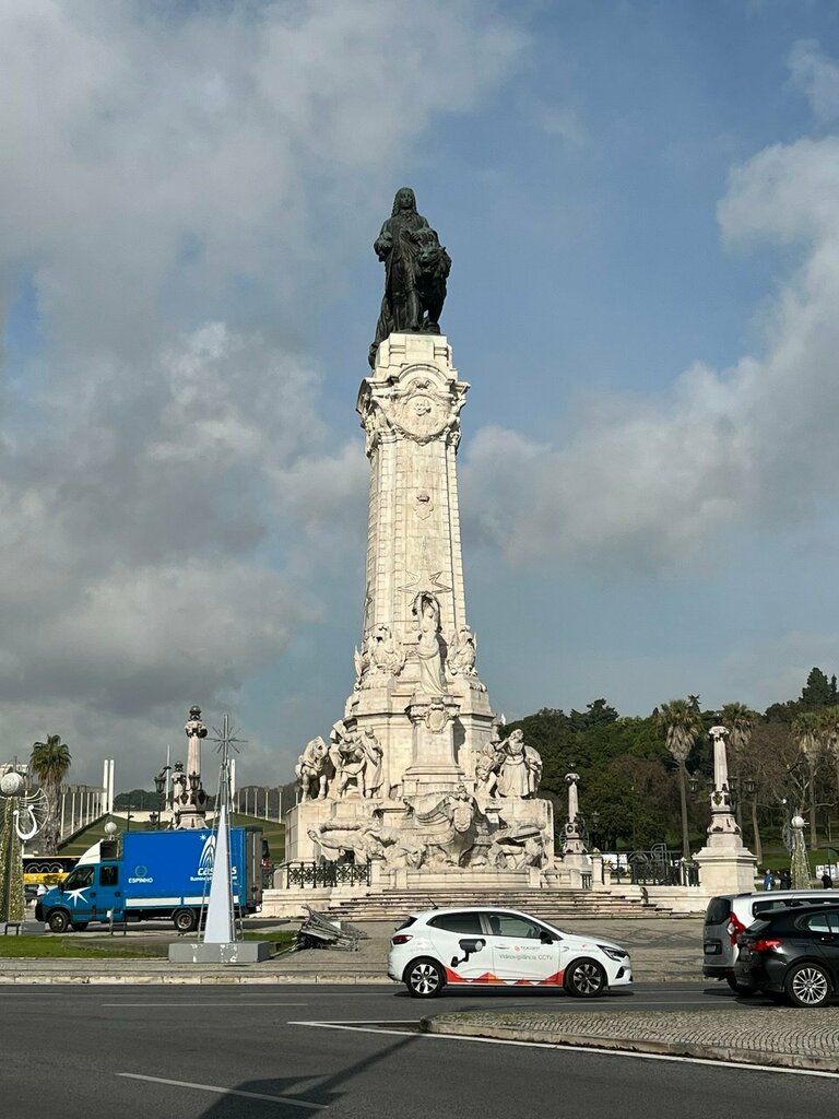 Anıt, heykel Marquês de Pombal, Lizbon, foto