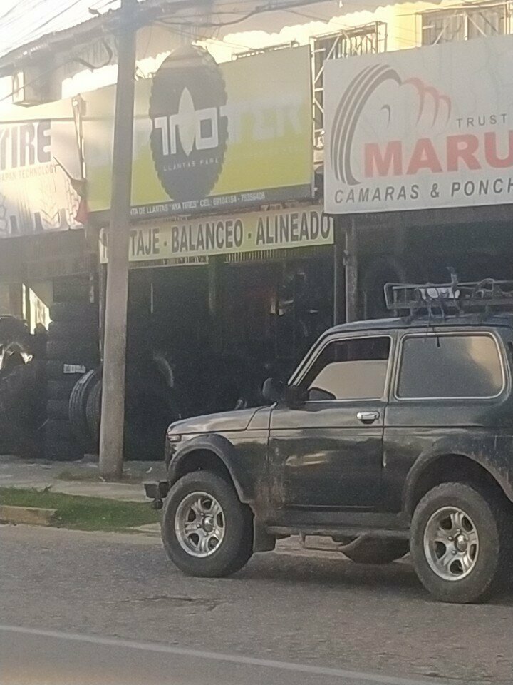 Jant ve lastikçiler Balanceo, Santa‑Krus, foto