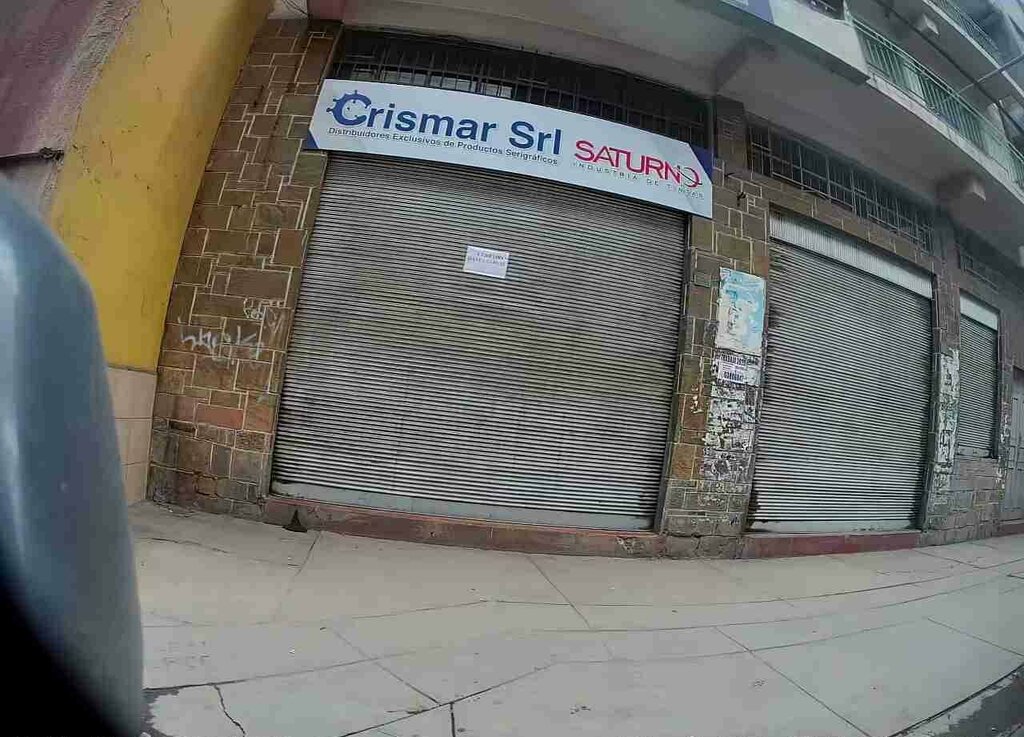 Baskıda kullanılan materyaller Crismar S, Cochabamba, foto