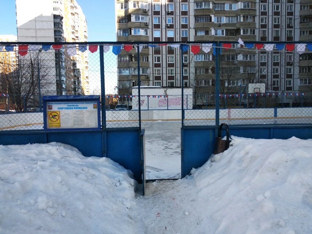 Buz pateni pistleri Ice rink, Moskova, foto