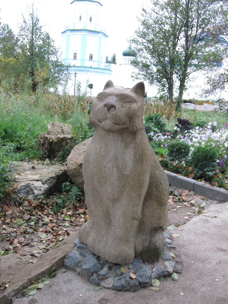 Park, sokak heykeli Кот, Tataristan, foto