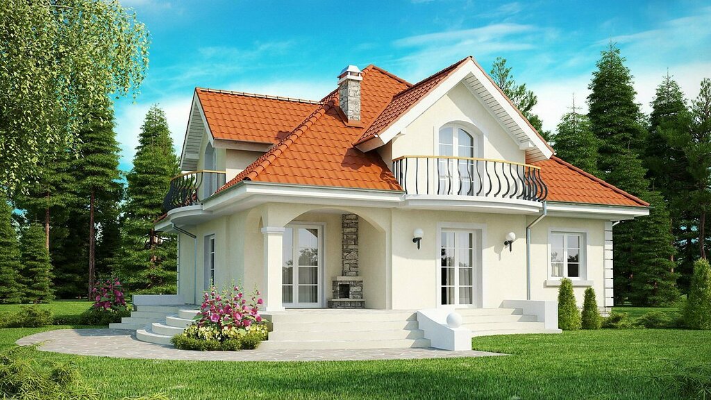 Yazlık ev inşaatı Yug-Stroy-Riyelt, Astrahan, foto