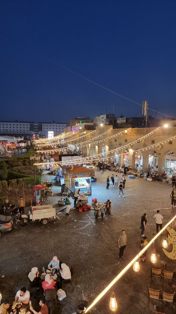 Kahve dükkanları Machko, Erbil, foto
