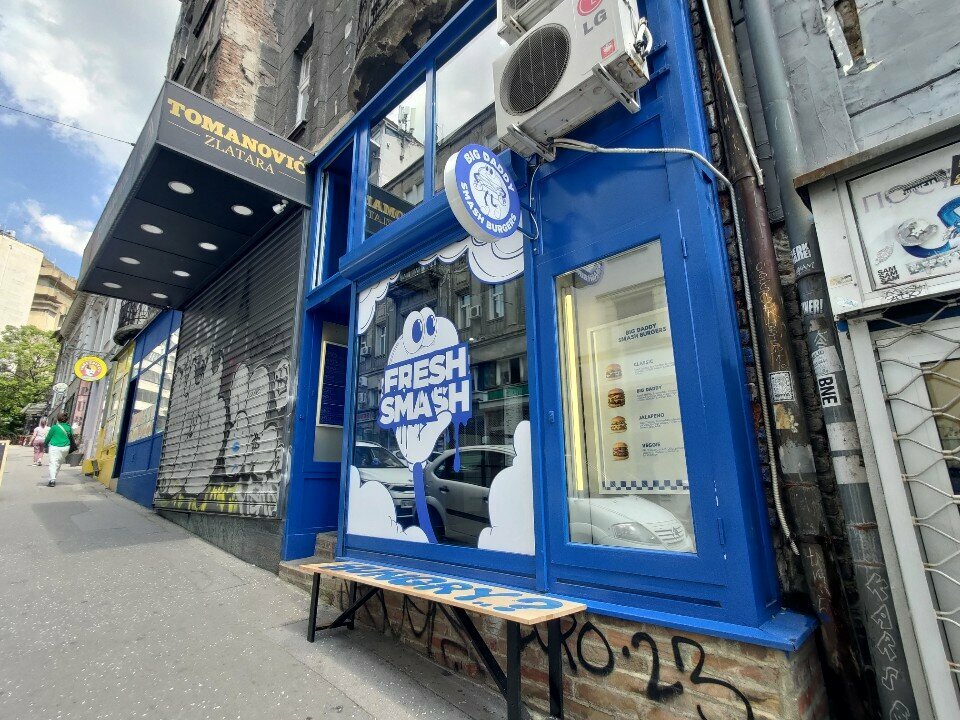 Fast food Big Daddy Smash Burgers, Belgrad, foto