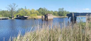 Gazebo (Kaliningrad Region, boloto Bolshoye Mokhovoye), çardak  Kaliningradskaya oblastından