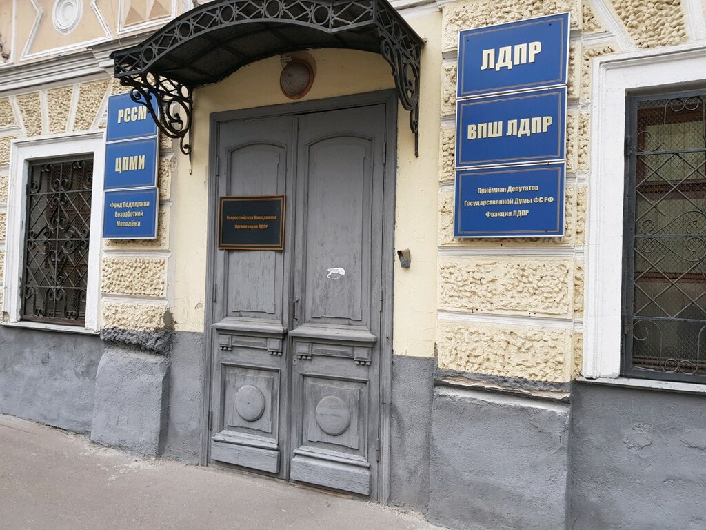 Siyasi partiler Youth organization of the liberal democratic party of Russia, Moskova, foto