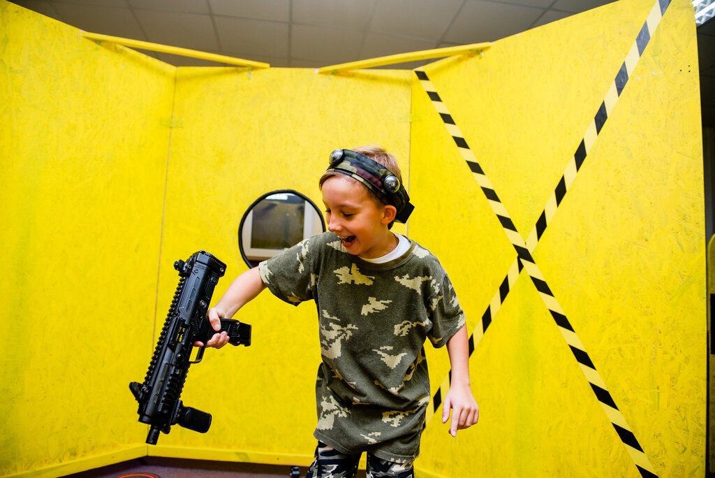 Lazer paintball Laser Strike, Voronej, foto