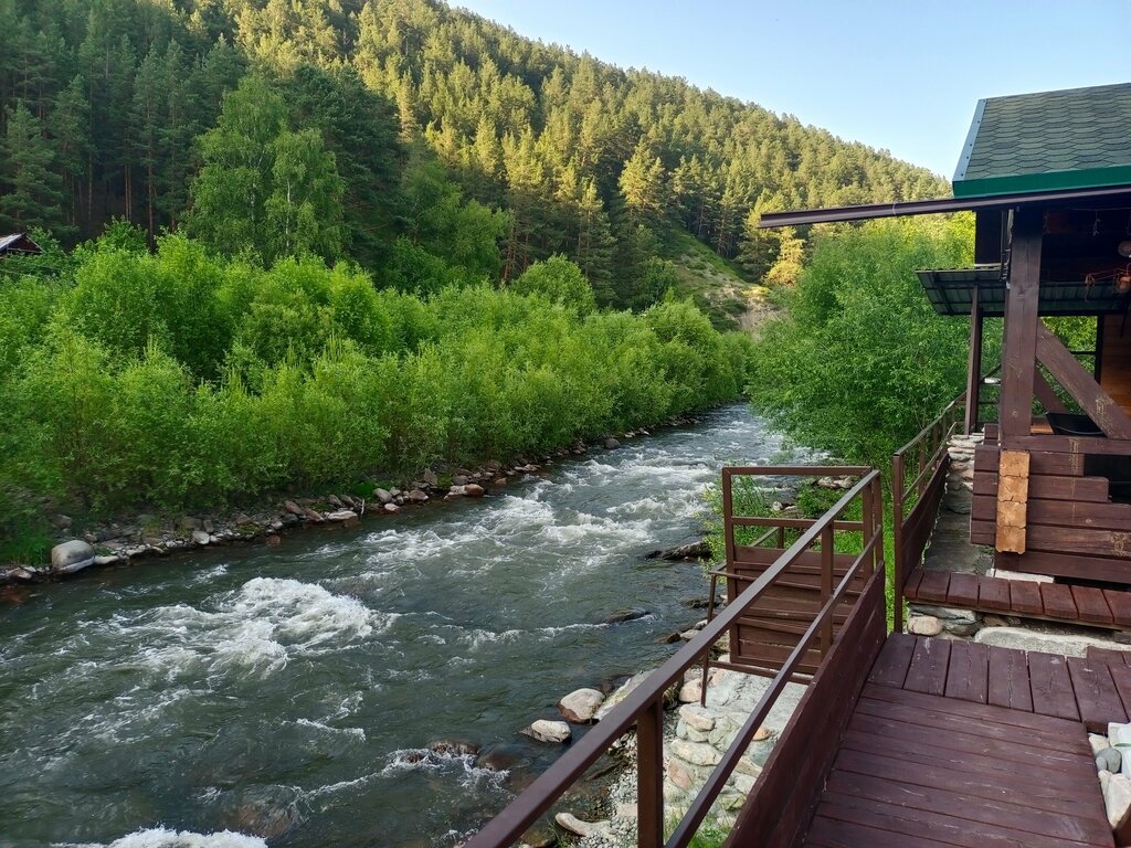 Resort oteller, tesisler Речной Оазис, Altay Cumhuriyeti, foto