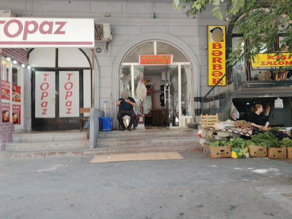 Kasap, şarküteri Ət Dükanı, Bakü, foto