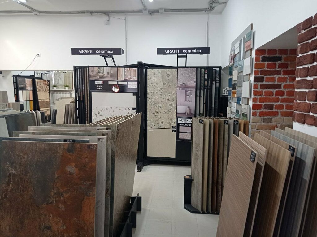 Porselen granit Graph ceramica, Samara, foto