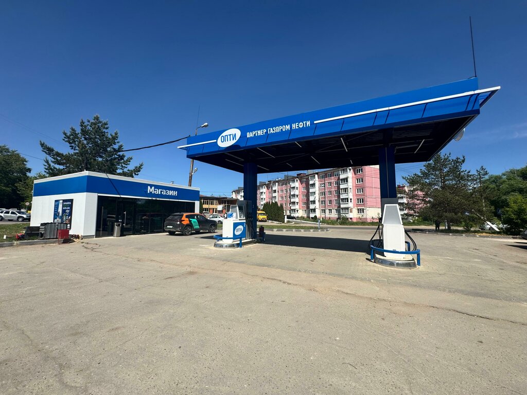 Benzin istasyonu Opti, Donskoy, foto