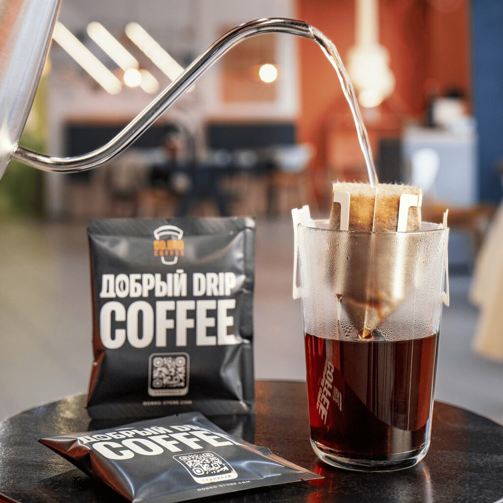 Kahve dükkanları Do.Bro Coffee, Moskova, foto