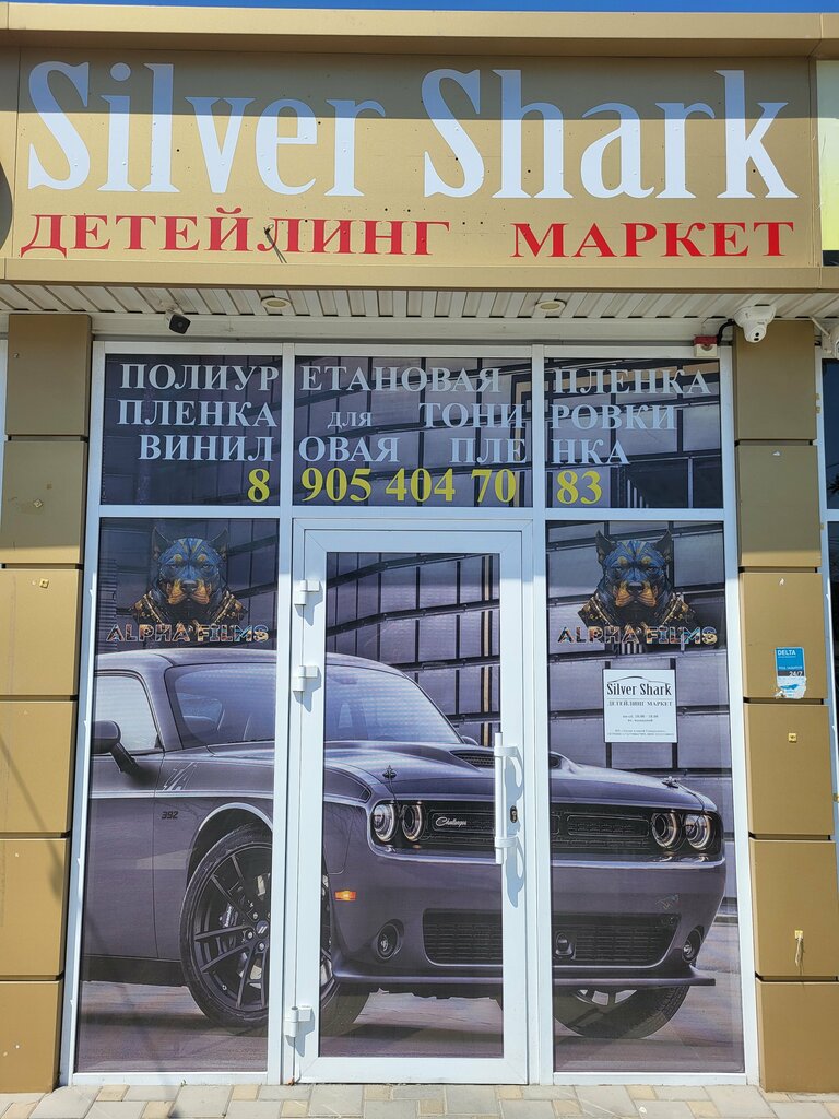 Koruyucu film, dekoratif, mimari film kaplamaları Silver Shark, Rostov‑na‑Donu, foto