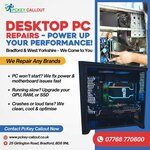 Laptop and Computer Repairs - PcKey Callout (England, Bradford), bilgisayar teknik servisleri  Bradford'dan