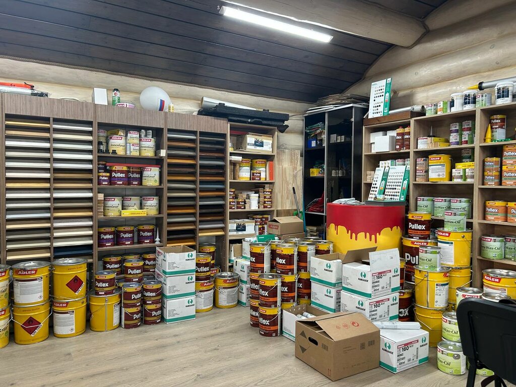 Boya ve cila malzemeleri üretim ve satış yerleri Краски Герметики, Tver, foto
