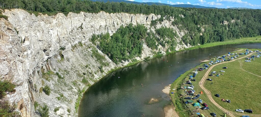 Kamp alanları Кемпинг, Başkurdistan, foto