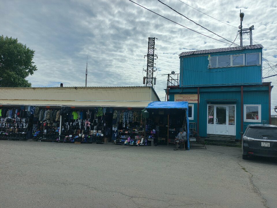 Pazarlar ve çarşılar Maly rynok, Irkutsk, foto