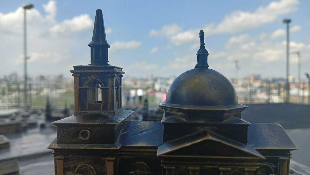 Turistik yerler Бронзовый макет города Барнаула XIX века, Barnaul, foto