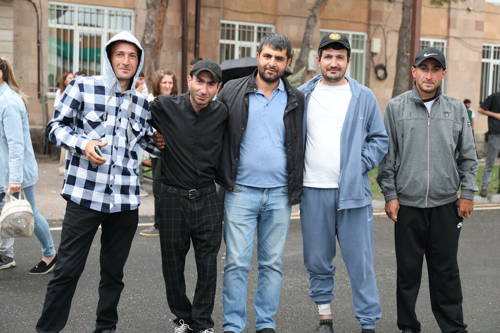 Kültür ve eğlence parkları Independence Square, Gyumri, Gümrü, foto