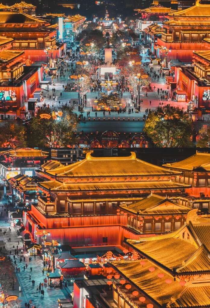 Metro istasyonu Datangbuyecheng, Xi'an, foto