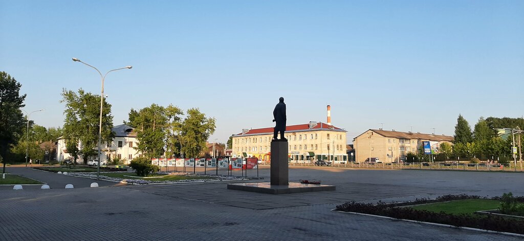 Anıt, heykel В.И. Ленин, Niandoma, foto