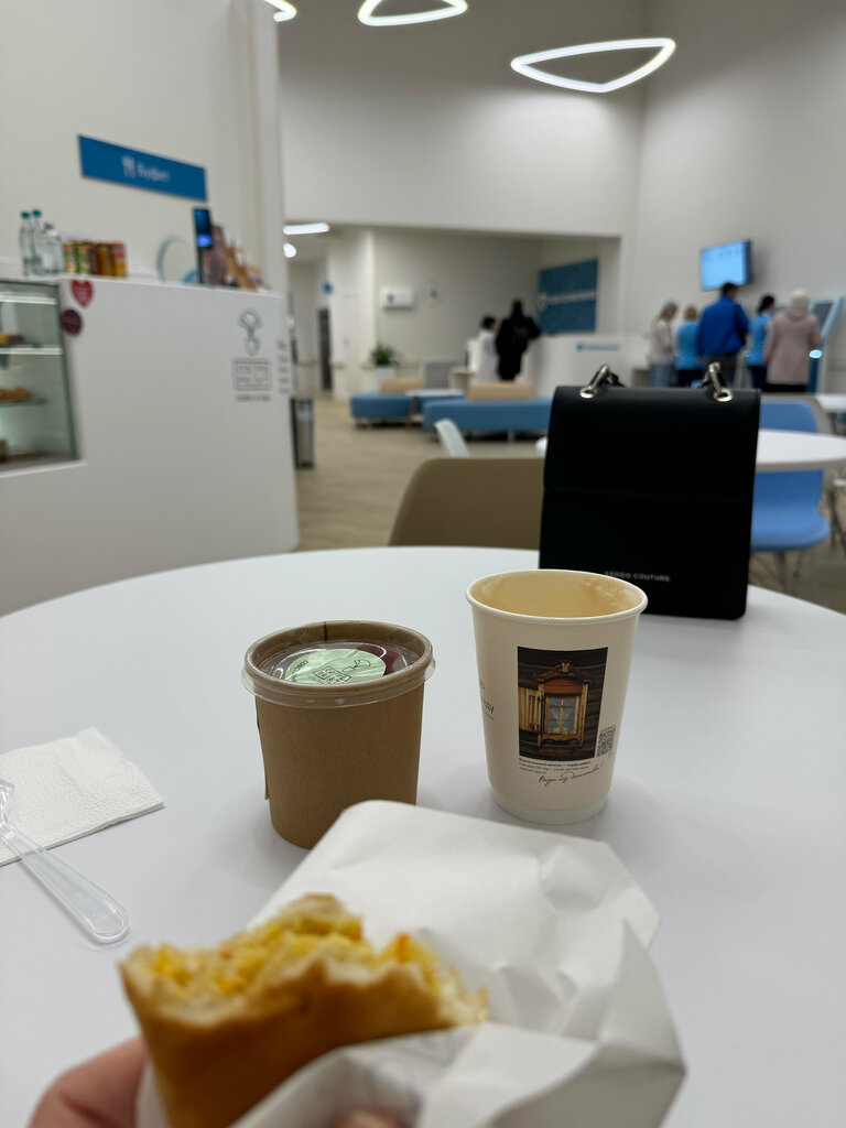 Kahve dükkanları CofeFest, Moskova, foto