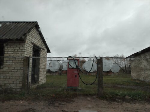 Benzin istasyonu АЗС, Gomelskaya oblastı, foto