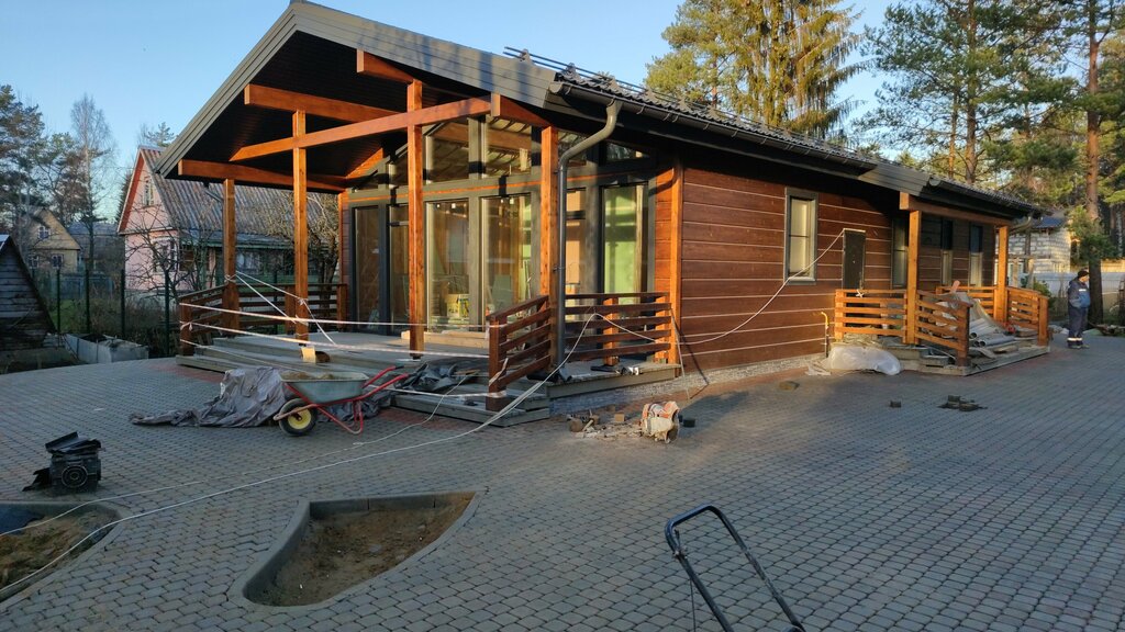 Yazlık ev inşaatı Сим Строй, Saint‑Petersburg ve Leningradskaya oblastı, foto